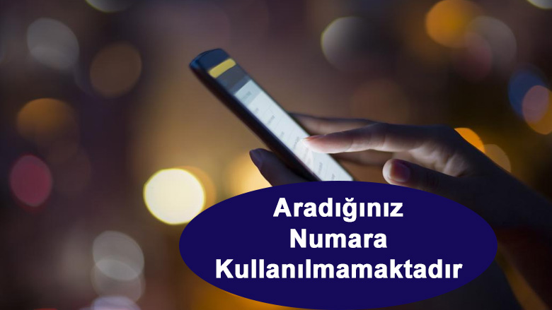 Aradığınız Numara Kullanılmamaktadır Ne Demek? – Bildirimlerim