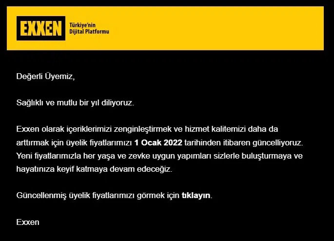Exxen Üyelik Ücreti 2022 Exxen Fiyatı Ne Kadar? | Bildirimlerim