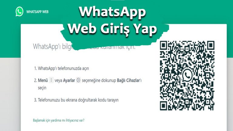 WhatsApp Web Giriş Yap 2024 web.whatsapp.com | Bildirimlerim
