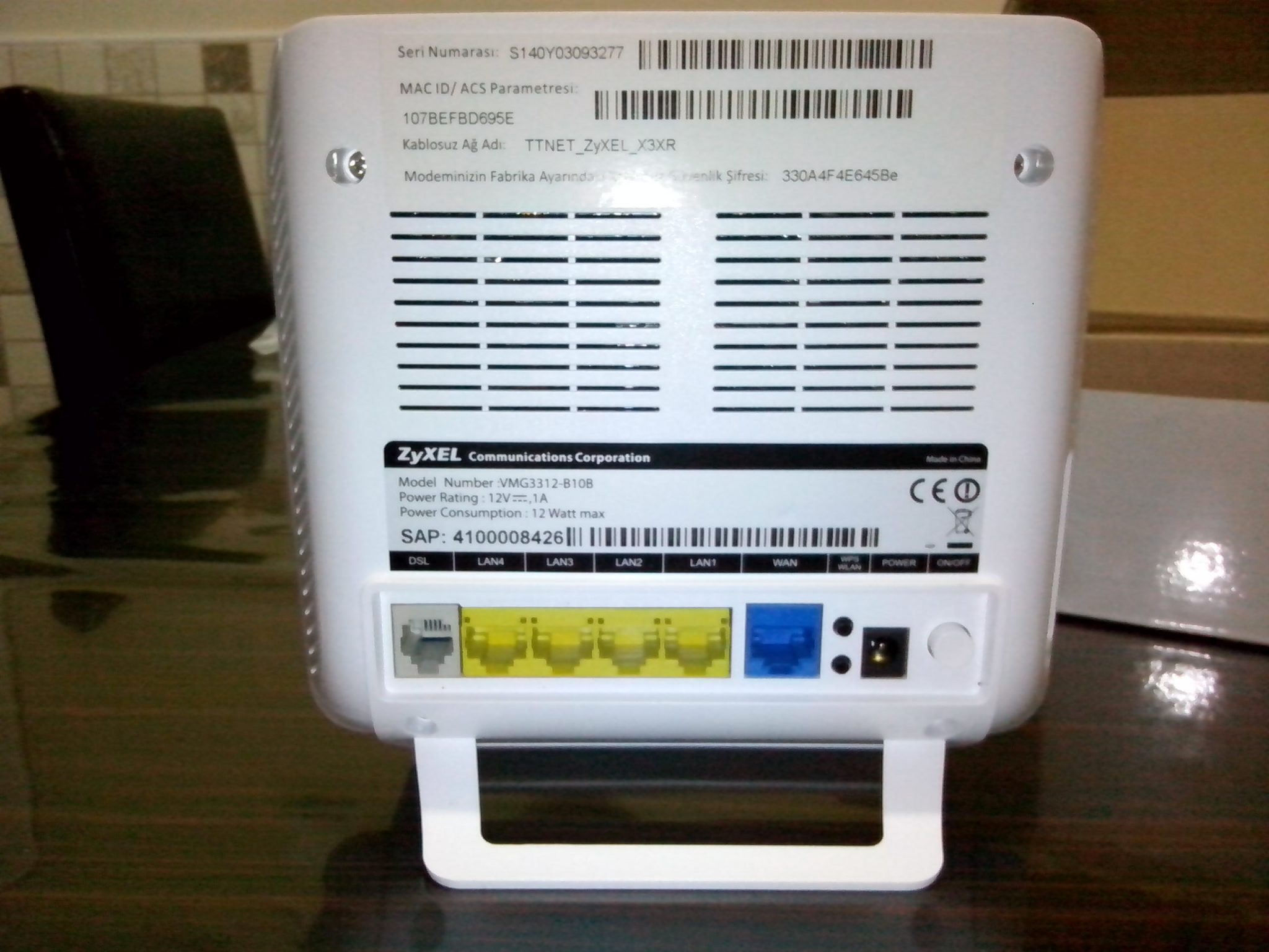 Zyxel VMG 3312 B10-A Modem Şifresi Nedir? Arayüz Nasıl Girilir ...